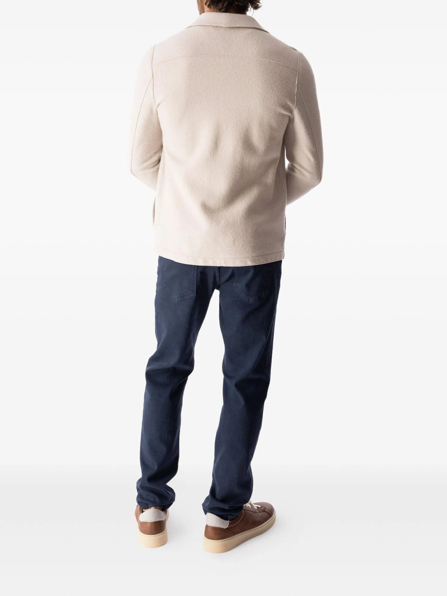 Куртка Eleventy Four-pocket shirt jacket, размер 50, разноцветный — фото 1