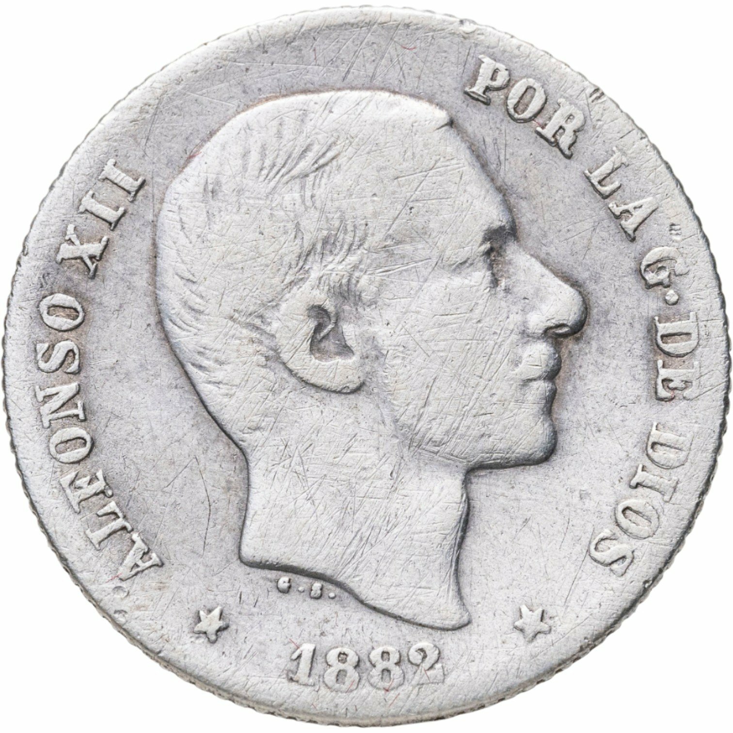 Филиппины 20 сентимо 1882