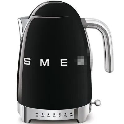 SMEG KLF04 Электрический чайник с регулируемой температурой, глянцевый черный