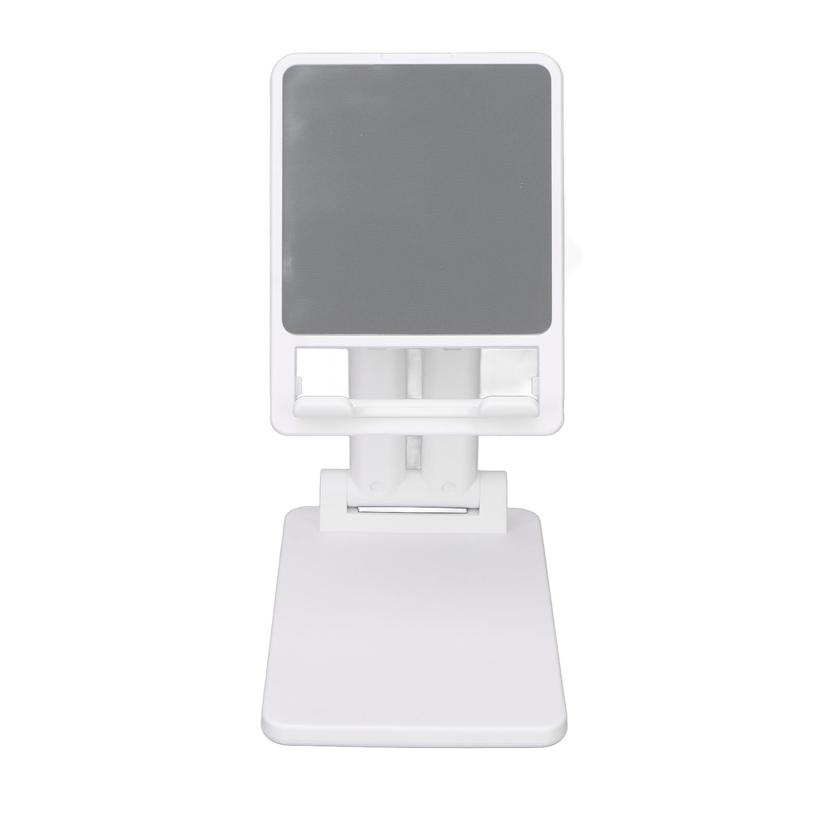 Складная подставка для мобильного телефона на стол с двумя стержнями, подходит для iPhone, планшетов и смартфонов, для прямых трансляций и записи видео, белая.
