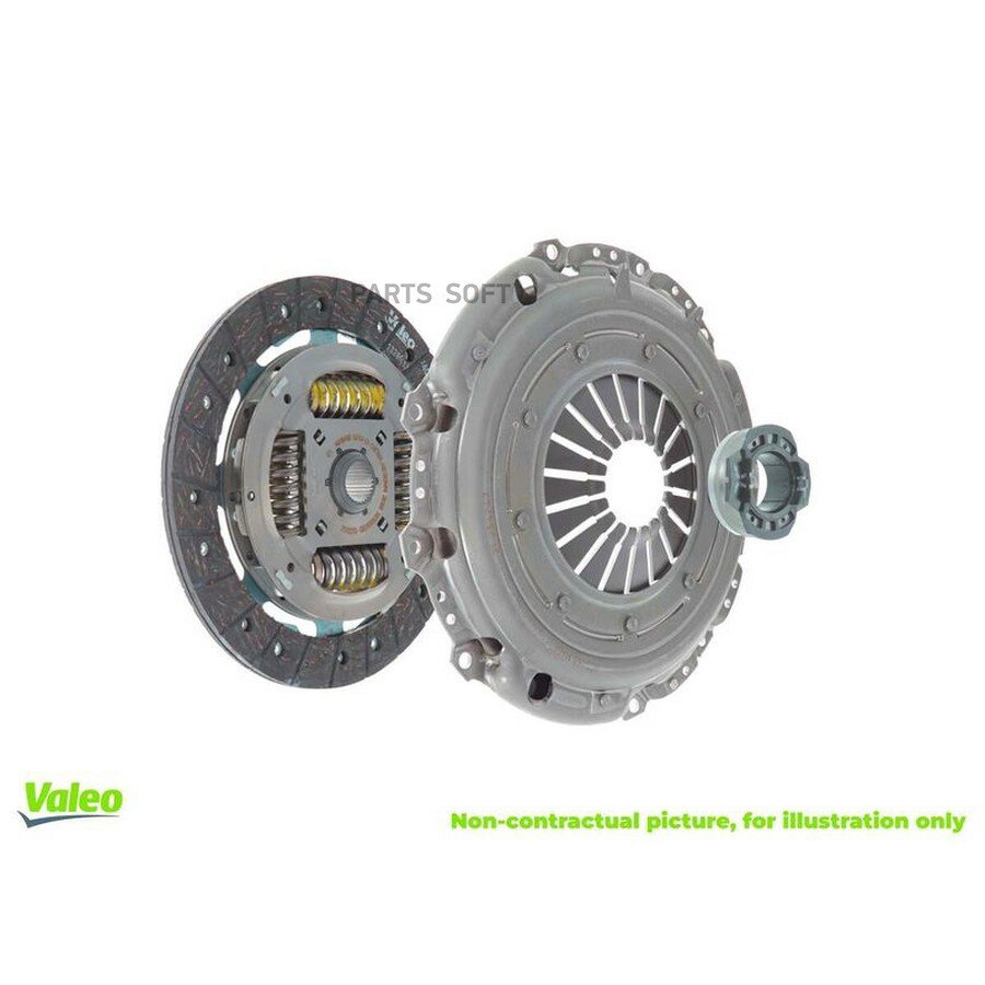 Комплект сцепления от официального дистрибьютора, VALEO, артикул 832511