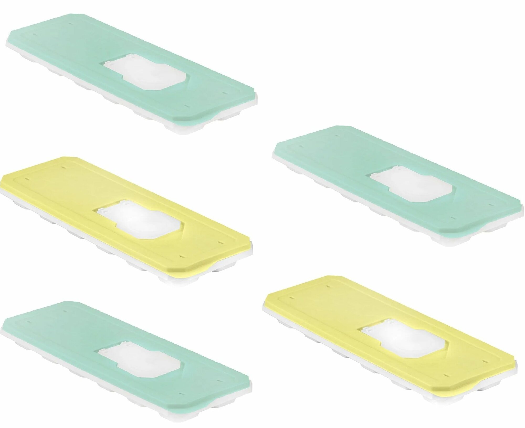 Форма для льда с крышкой /Полимербыт, 5шт.