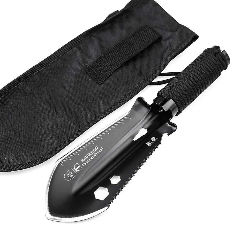 SOG 8-в-1 мини-лопата черная