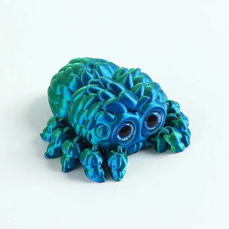 3D печатная милая игрушка-паук с животными, реалистичная красочная фигурка паука, шарнирная игрушка-непоседа для любителей пауков, домашний декор на Хэллоуин