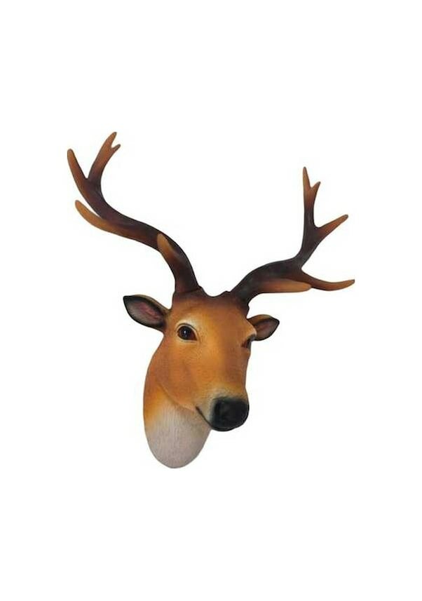 Оп для стены с головой оленя, для дома, холл, фойе, фоновая стена, персональная, художественная, объемная, 1 штука