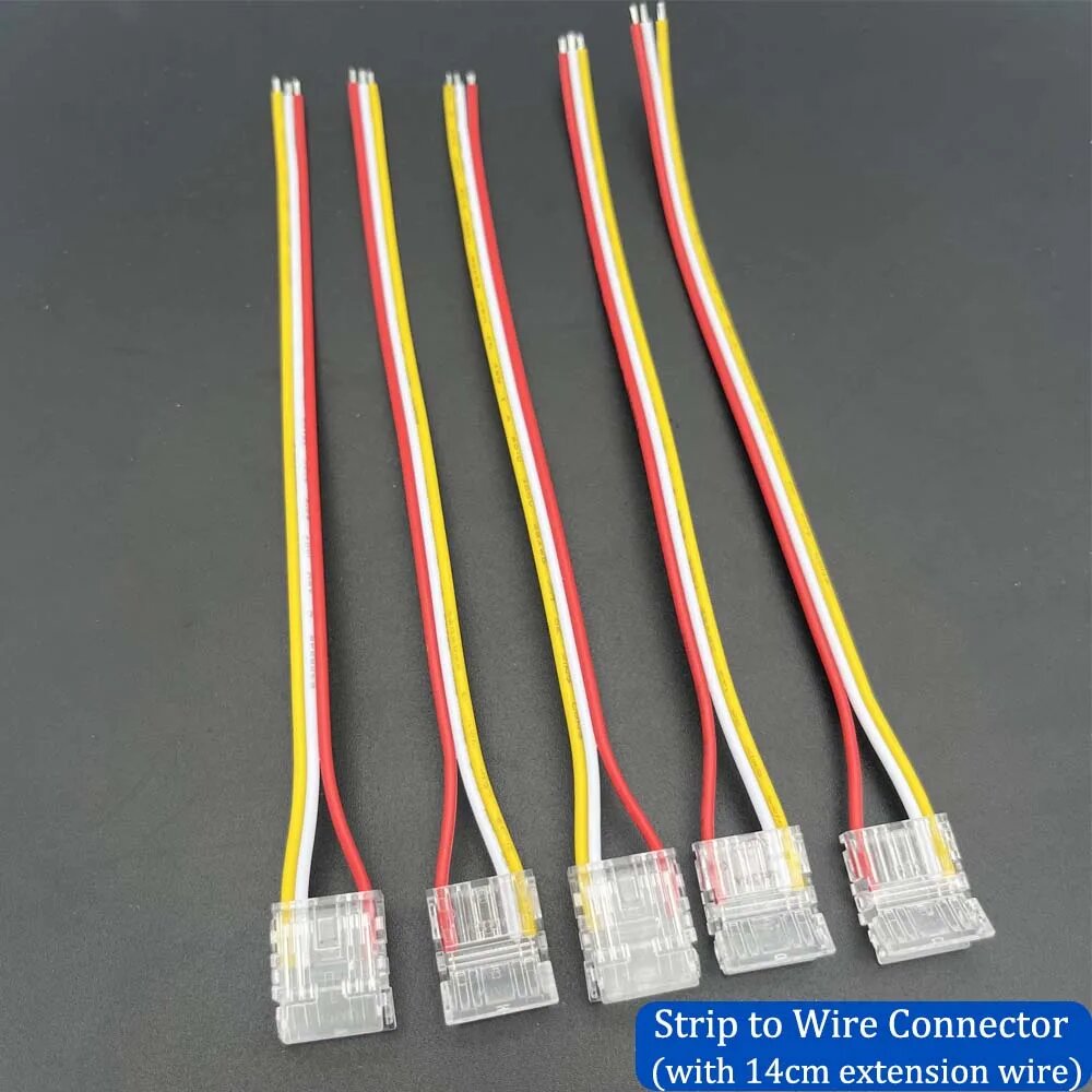 5 шт. разъем для светодиодной ленты YSRSAI 3PIN COB 10 мм