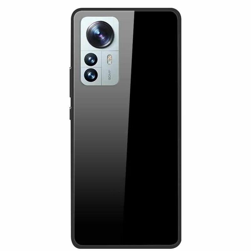 Черный чехол для Xiaomi 12 Lite, стекло
