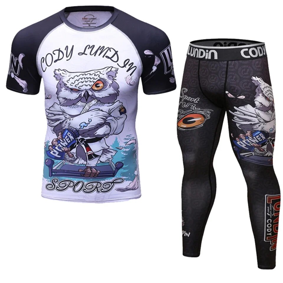 Codylundin Rashguard для джиу-джитсу, мужской, полиэстер