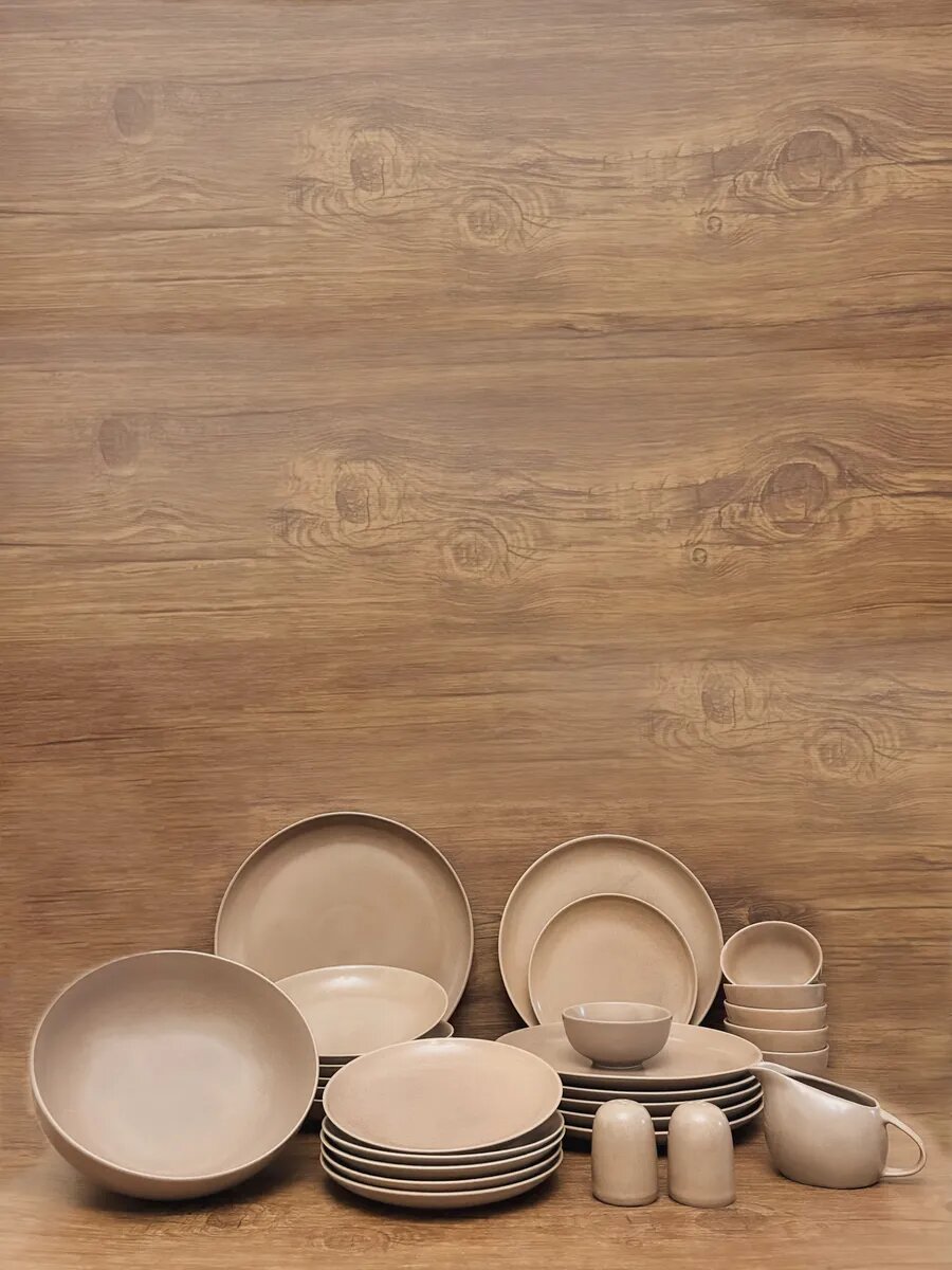 Сервиз столовый BONSAY "Crise Ranu Fili", 30 элементов, фарфор, бежевый, иранский