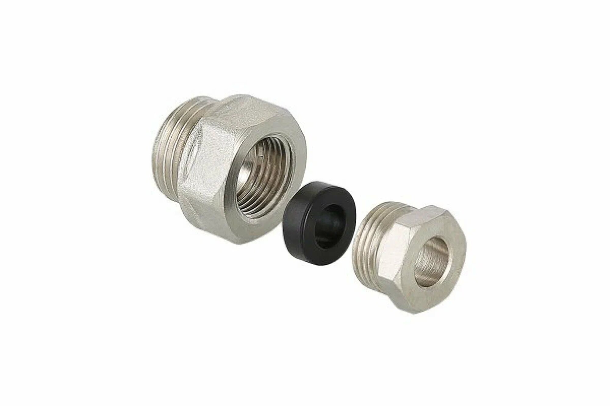 Переходник для зажима греющего кабеля Tim, 1/2", серебристый