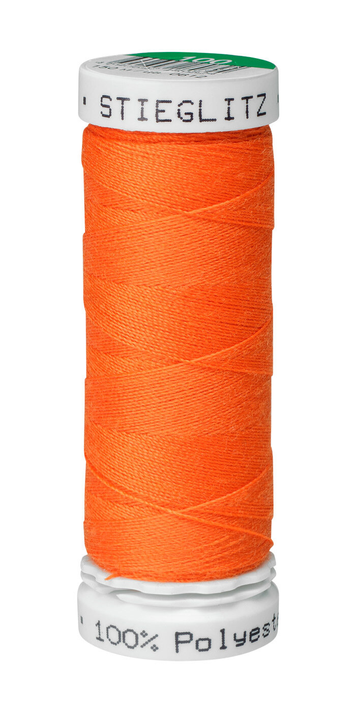 Нитки швейные Stieglitz50 70м, оранжевый (0612)