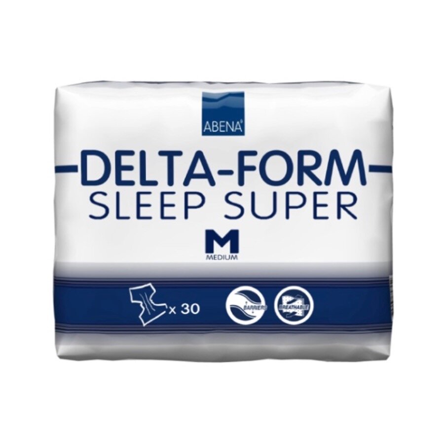 Подгузники для взрослых Delta-Form Sleep Super M, объем талии 75-110 см, 30 шт.