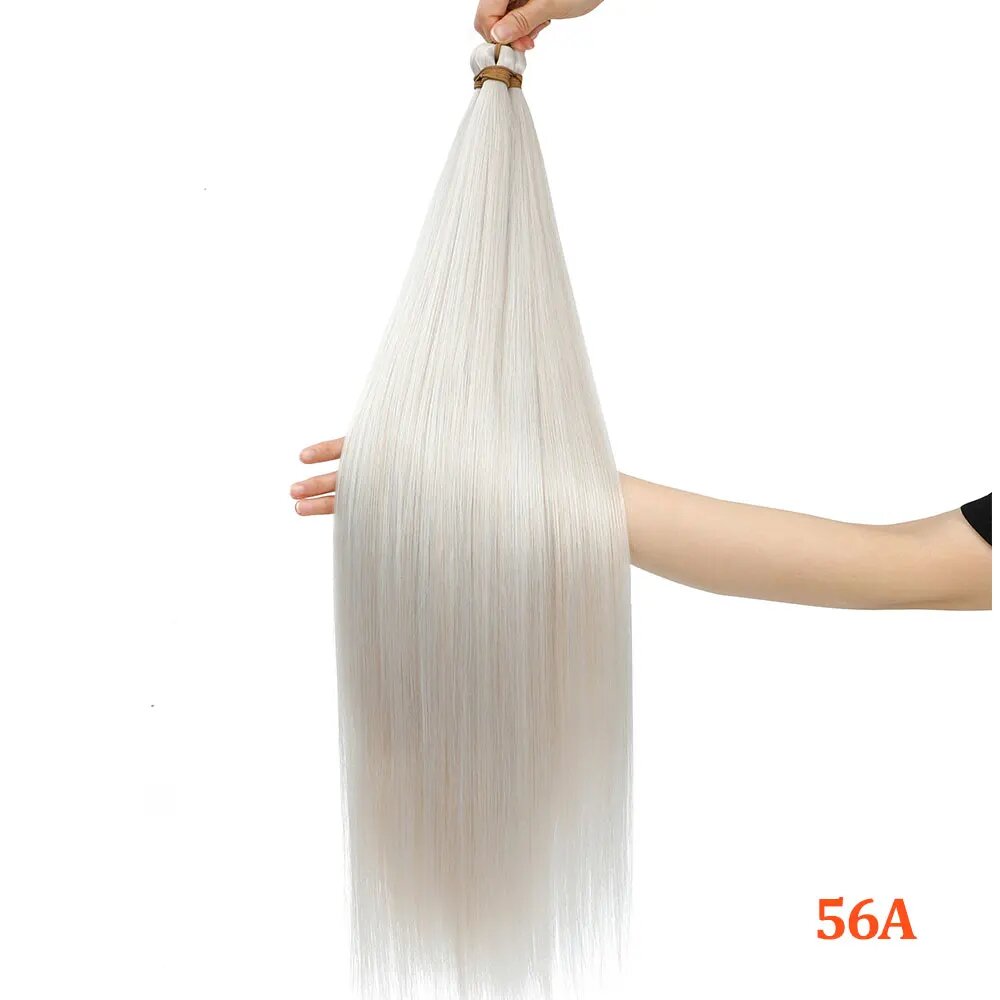 Синтетические волосы 28", прямые, 56A