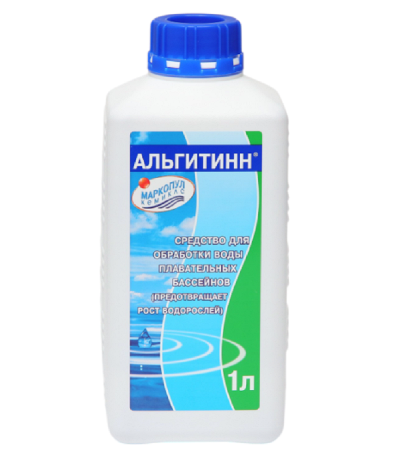 Альгитинн для бассейна 1л, очистка воды от водорослей, без хлора