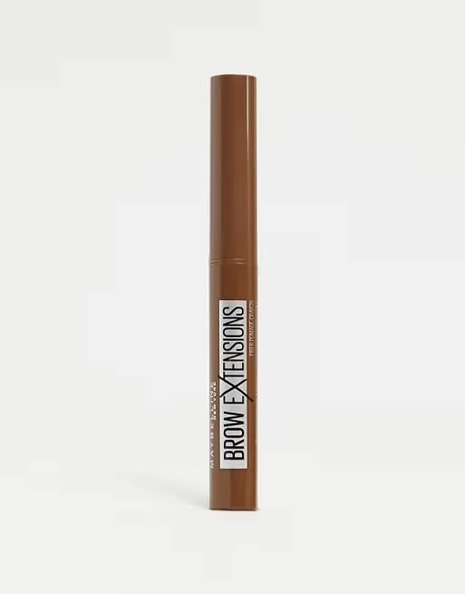 MAYBELLINE NEW YORK Brow Extensions Fiber Pomade Crayon Eyebrow Makeup, Крем-карандаш для бровей оттенок Medium Brown