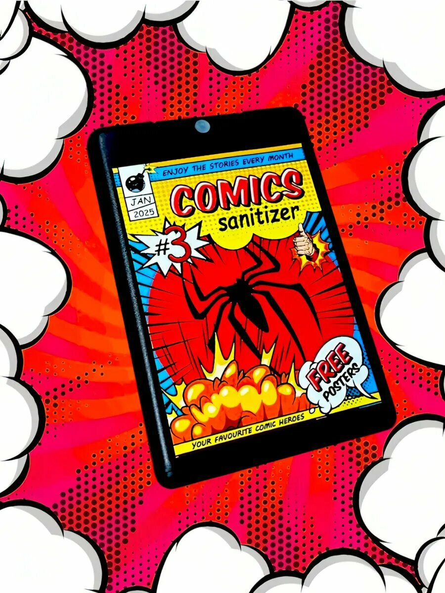 Санитайзер для рук спрей карманный