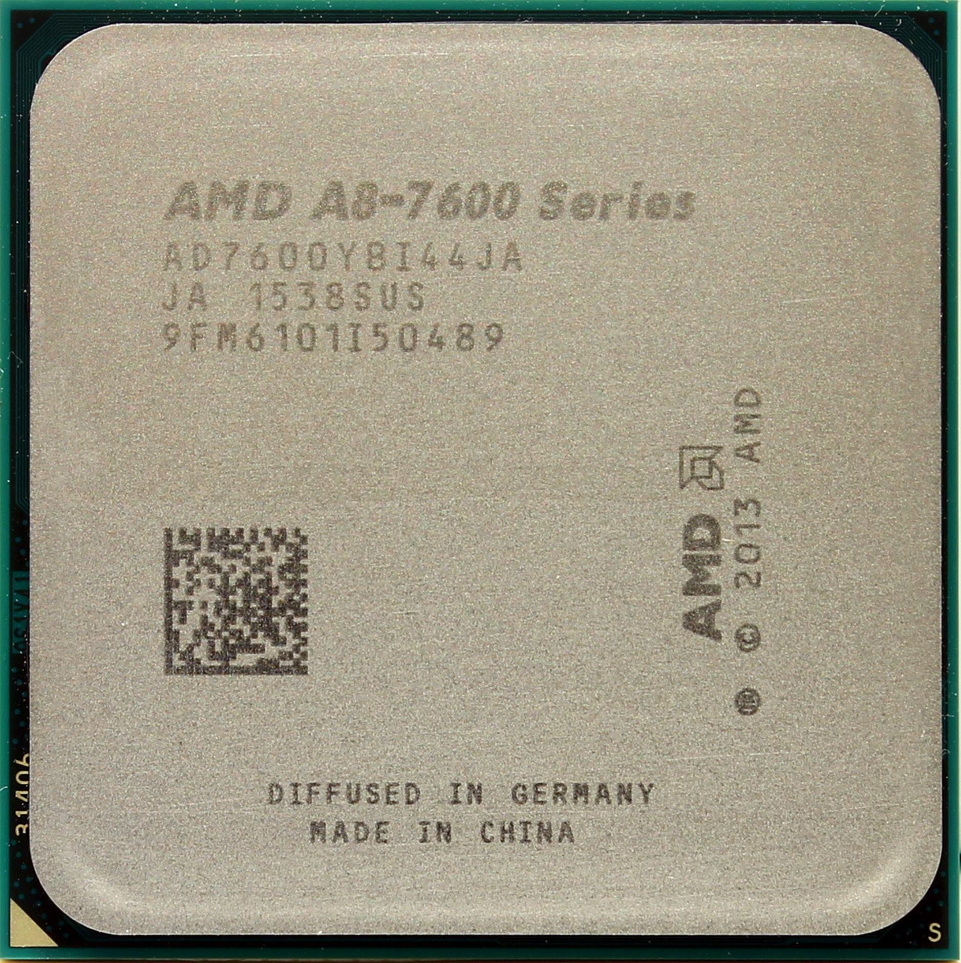 Процессор CPU AMD A8-7600 (AD7600Y) 3.1 GHz/4core/SVGA RADEON R7/ 4 Mb/65W/5 GT/s Socket FM2+