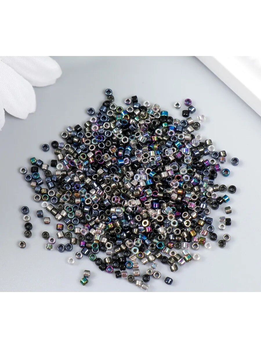 Бисер "Перламутр. Радужное ассорти" 10 гр
