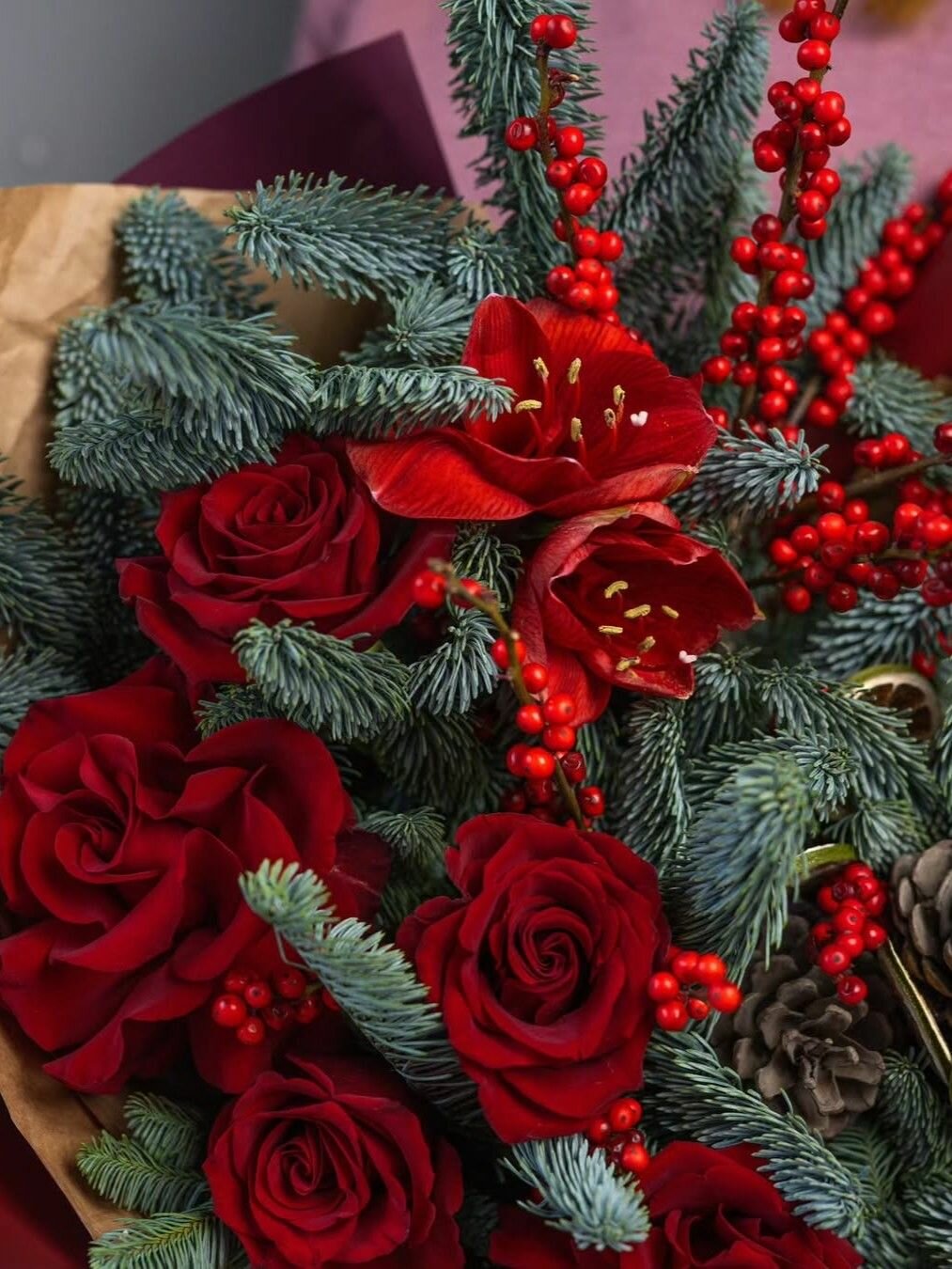 Новогодний букет