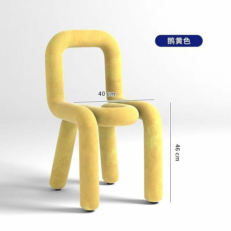 Стул специальной формы, туалетный столик для спальни, стул со спинкой, креативный стул, табурет Bold Chair