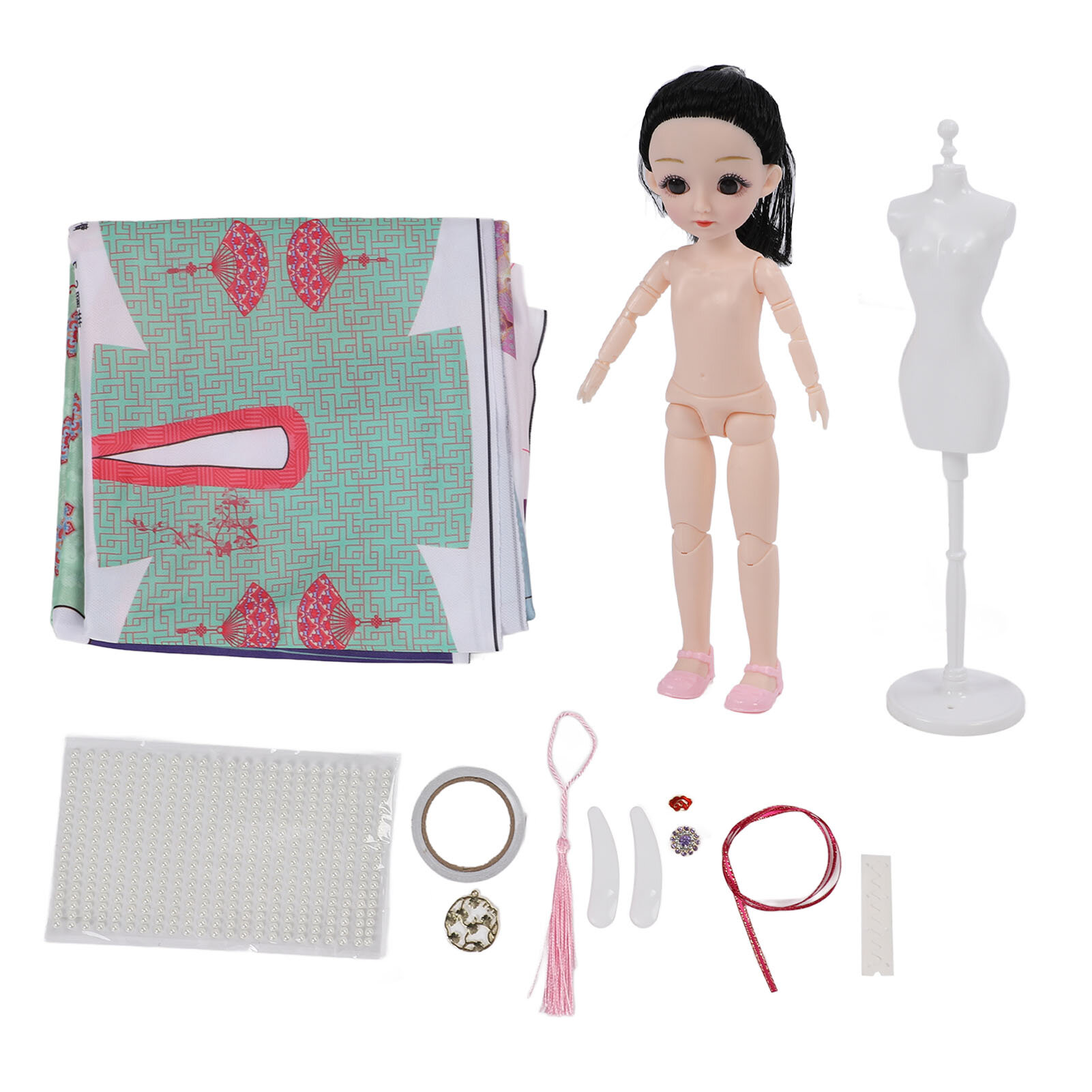 Набор для шитья одежды для кукол (30 см), посвященный эпохе династии Тан, идеально подходит для детского развития и создания образов. Отличный подарок на день рождения.