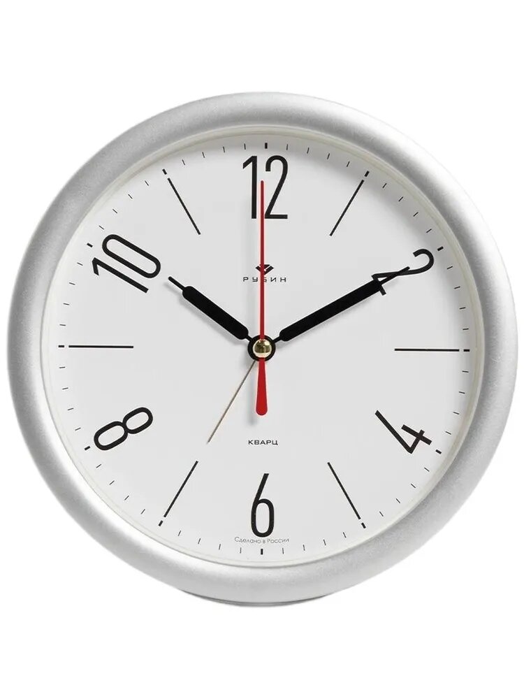 Будильник кварц серебро «Классика» B4-060