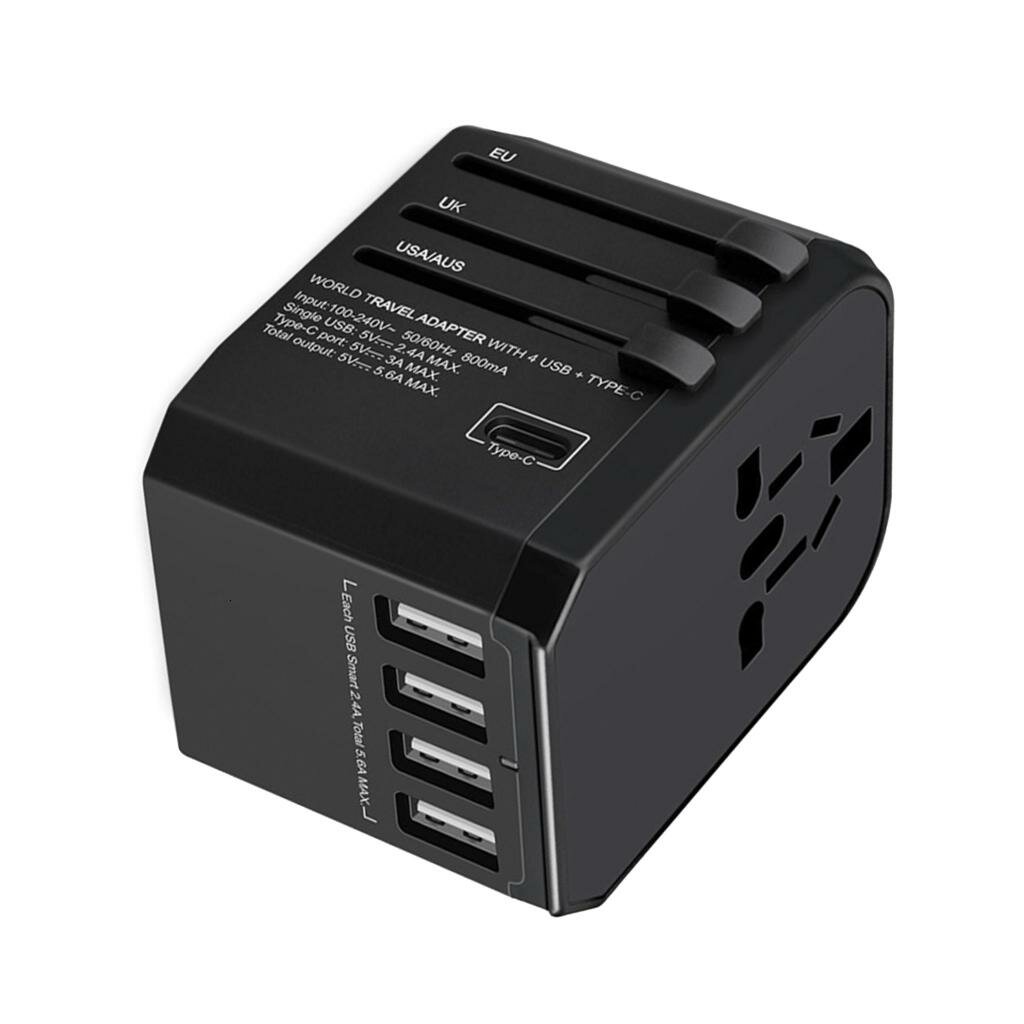 Универсальный переходник с 8 розетками и USB