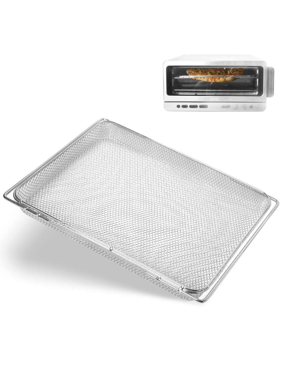 Нетоксичный стальной сетчатый поддон для печей с циркуляцией воздуха и фритюрниц