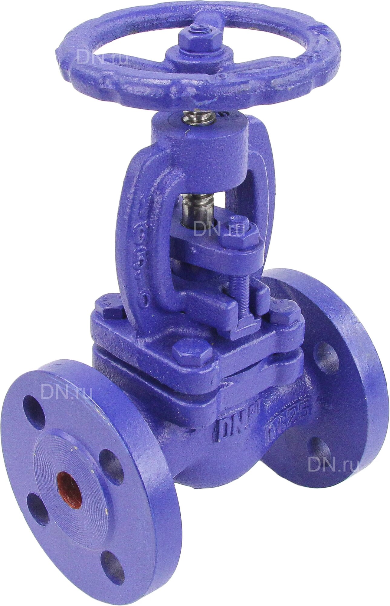 Клапан запорный сальниковый DN.ru 215A Ду50 Ру16 чугунный, фланцевый