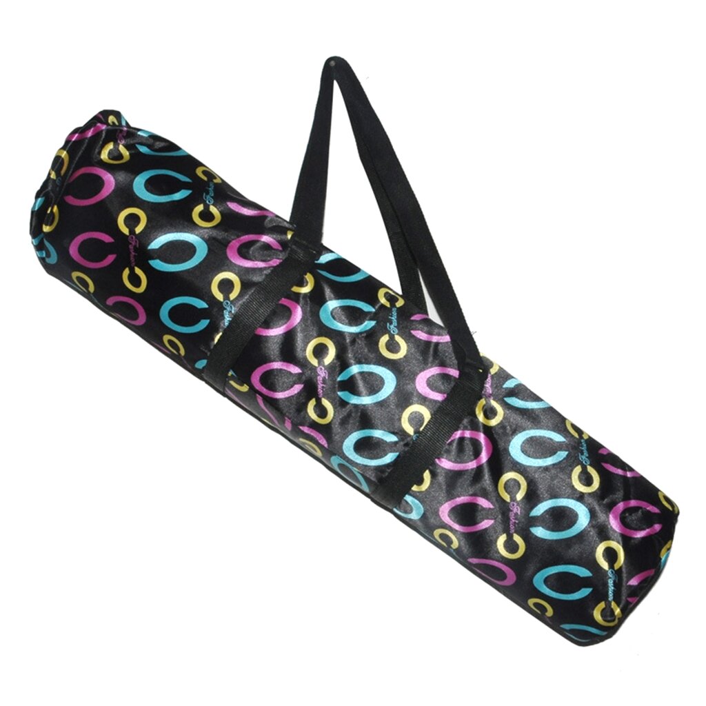 Сумка для коврика для йоги, сумка для переноски коврика для упражнений с гладкими молниями и широким ремнем, большие водонепроницаемые карманы для хранения коврика для йоги