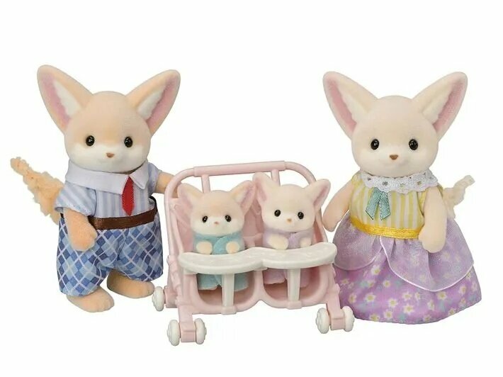 Коллекционных Кукол sylvanian families Big-eared fox family