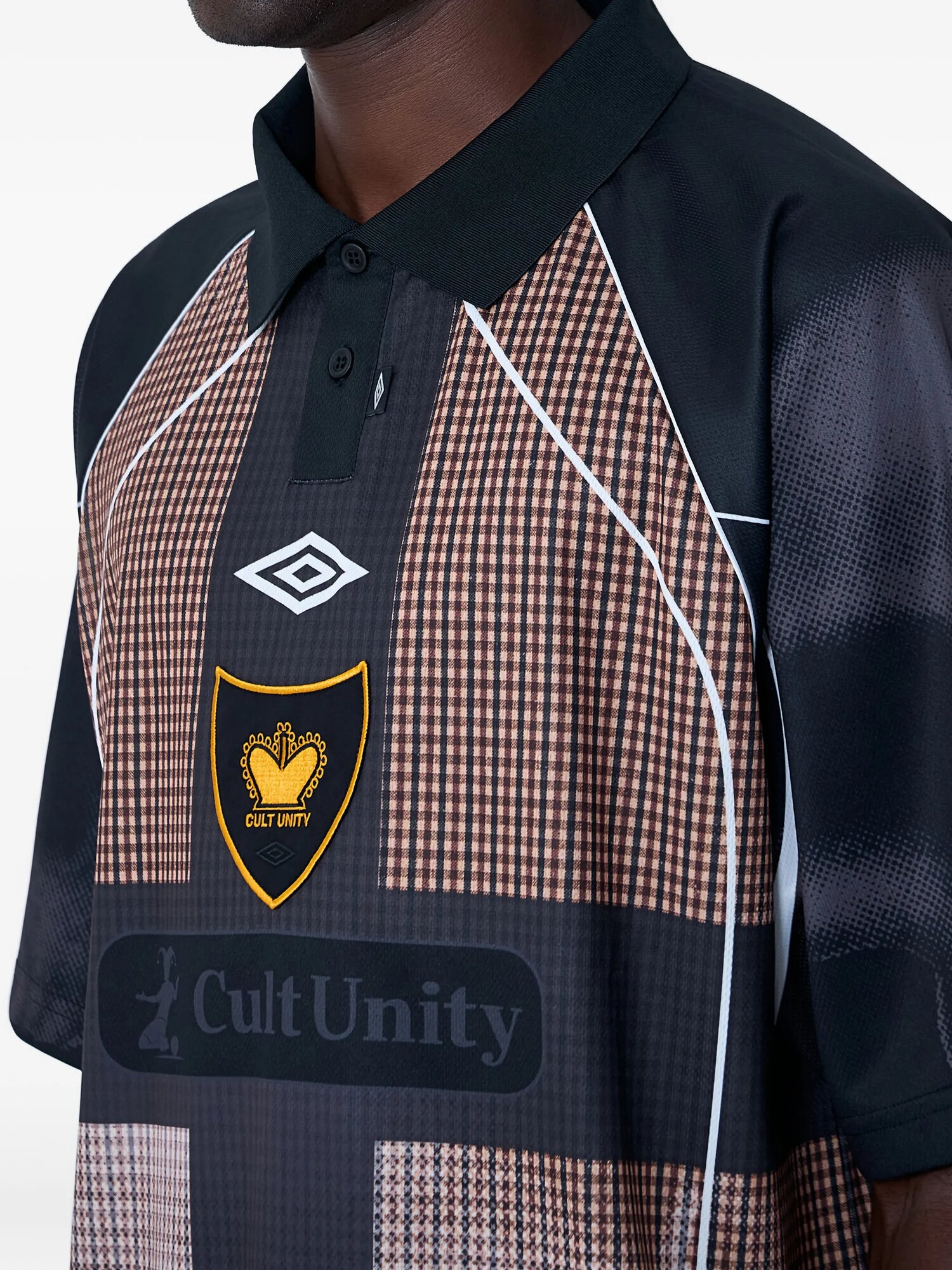 Рубашка Umbro Cult Unity, размер M, black / black — фото 1