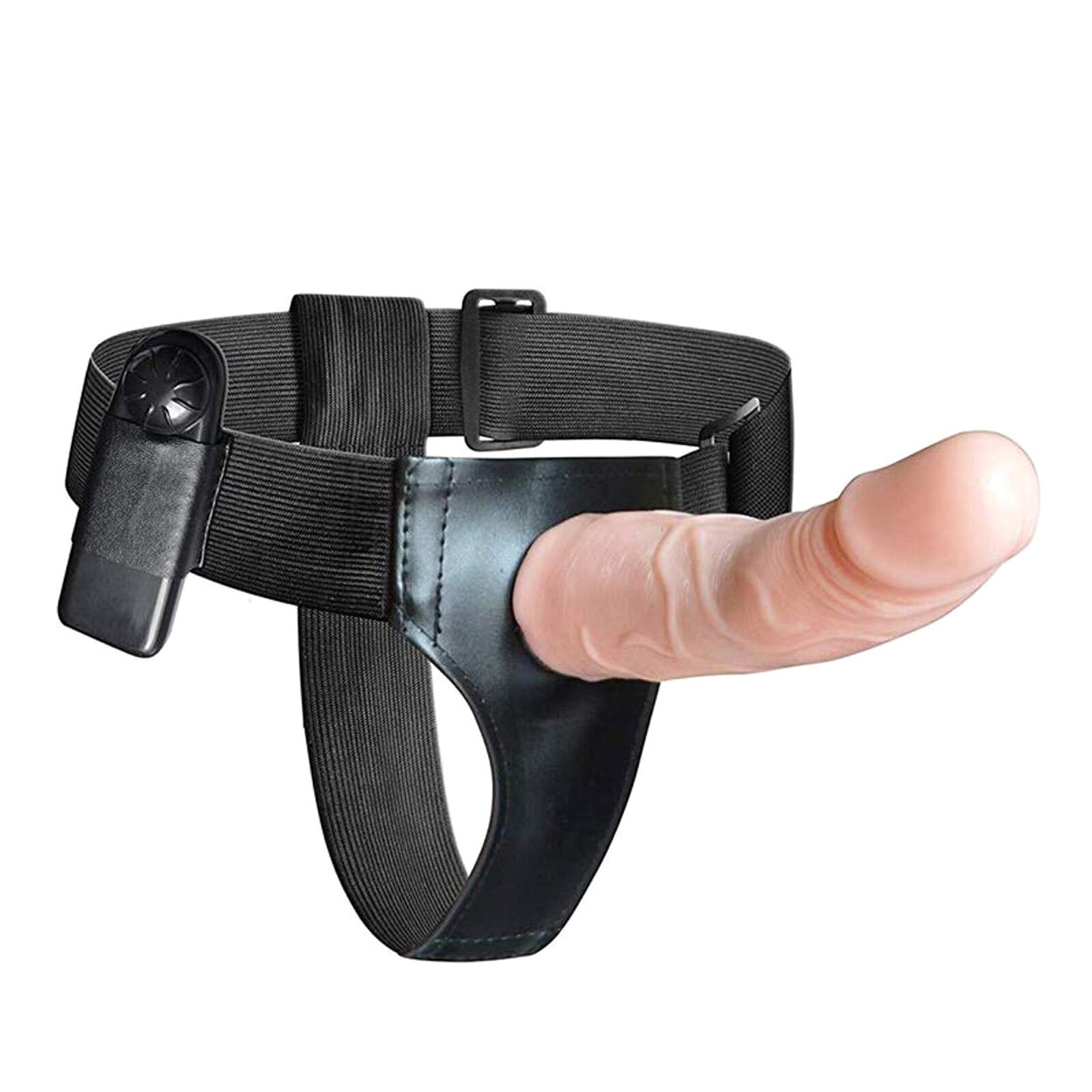 Вибрирующие Регулируемые Полые Фаллоимитаторы-Страпоны с 8 Частотными Режимами Удлинитель Большего Размера Мясной Фаллоимитатор Секс-Игрушка для Взрослых для Пар Мужчин Женщин