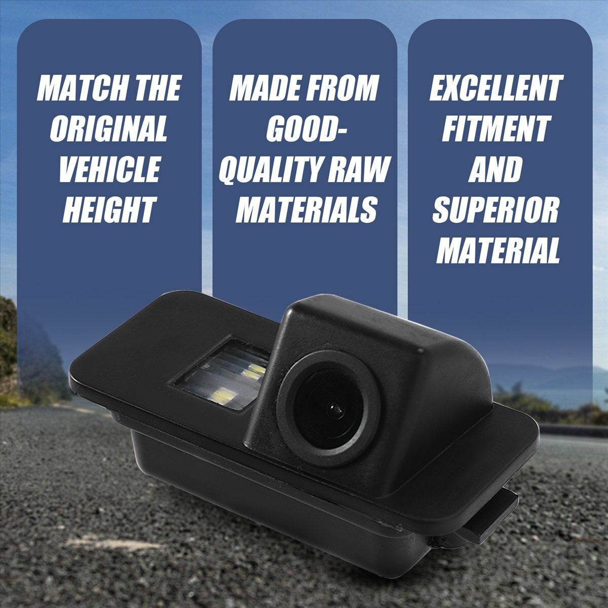 Камера заднего вида для Ford Focus Mk2, Mondeo S-Max, Kuga, Fiesta 08-10 (черная)