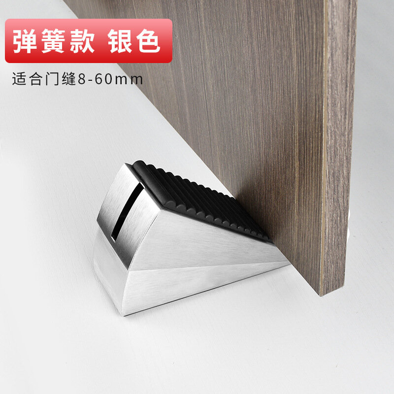 Дверной ограничитель из силикона без сверления для стеклянных и деревянных дверей, антиударный ограничитель из нержавеющей стали, подвижный дверной блок