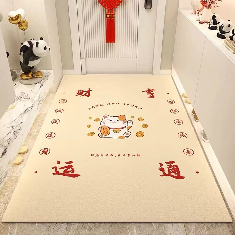 Коврик для входной двери из диатомитовой земли, коврик для ног, ковер для прихожей, водопоглощающий, нескользящий, грязеотталкивающий коврик, однослойный, дропшиппинг