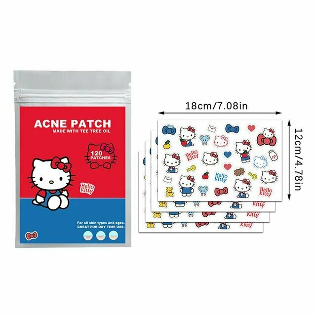 MINISO Sanrio Hello Kitty Cat восстанавливающие пластыри от прыщей