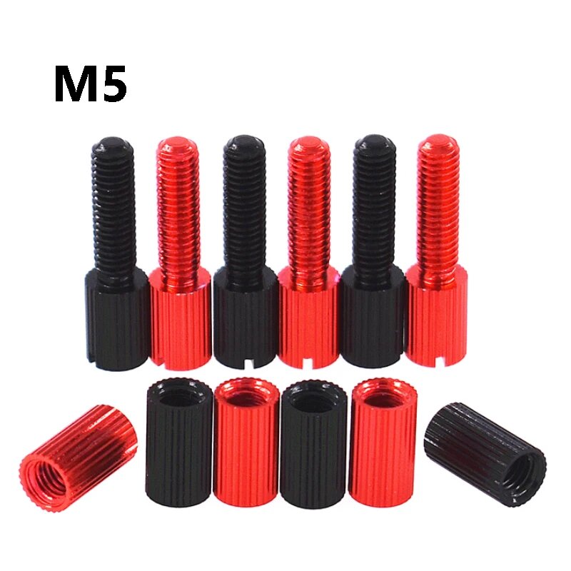Алюминиевые винты M5 с рукояткой Nuts(1Pcs), Красный