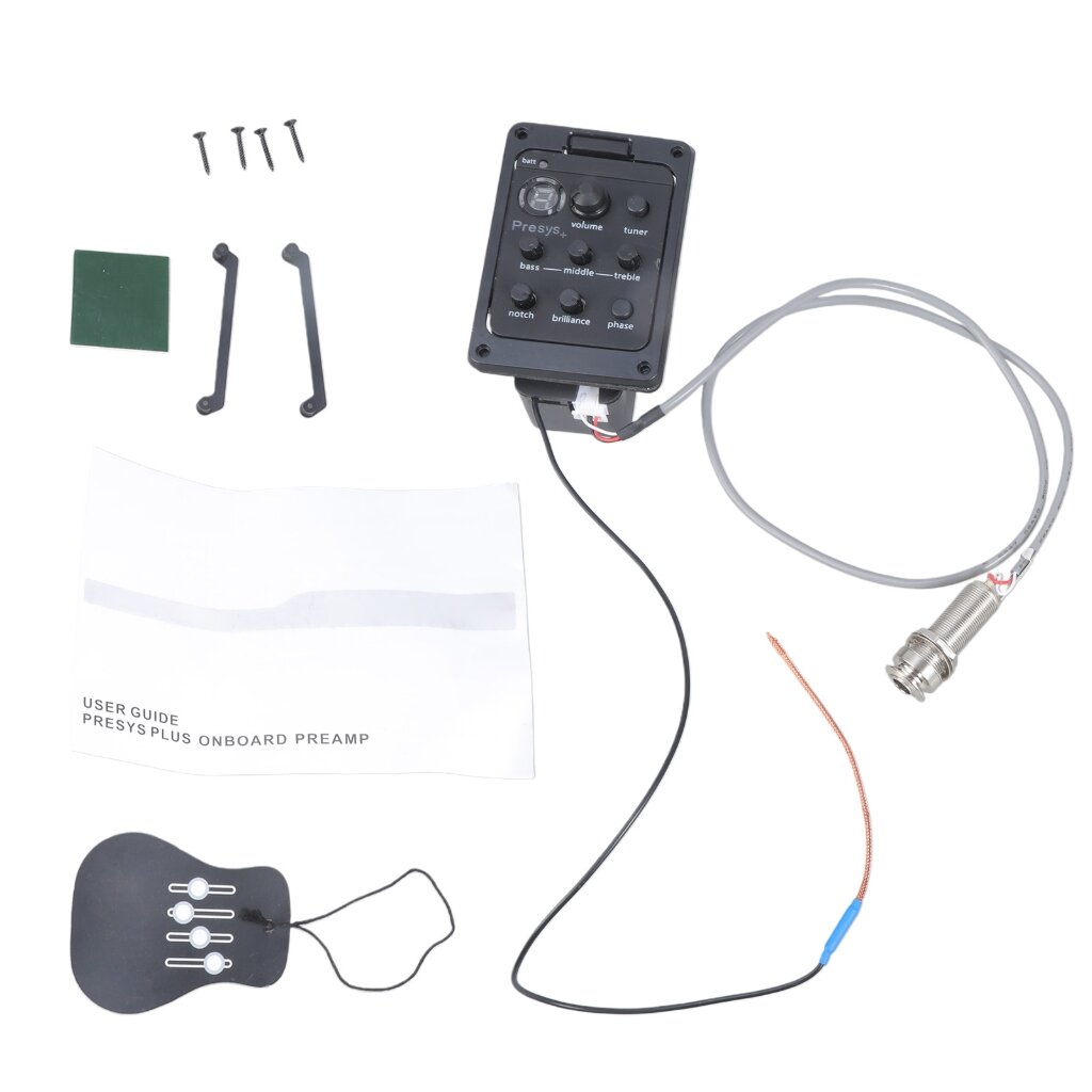 201 Акустическая Гитара Эквалайзер Тюнер Пьезо Звукосниматель Гитарный Эквалайзер Soundhole Аксессуары