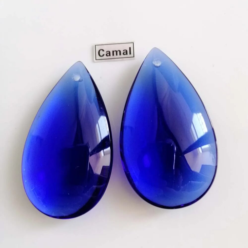 Camal, 8 шт, 50 мм, разноцветные призмы в форме капли воды для освещения люстры, Ловец Солнца, украшение, освещение, декор для домашней комнаты