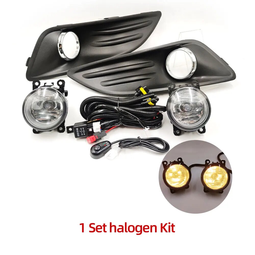 1 комплект для Ford Fiesta 2013 2014 2015 2016 2017 светодиодный передний бампер Halogen set