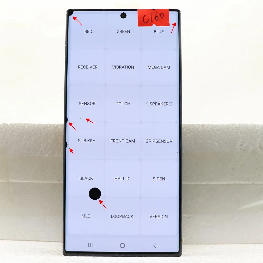 6,8-дюймовый Super AMOLED-дисплей для Samsung S23 Ultra 5G ЖК-дисплей S918 S918B S918U, дигитайзер сенсорного экрана с дефектом NO Frame C160