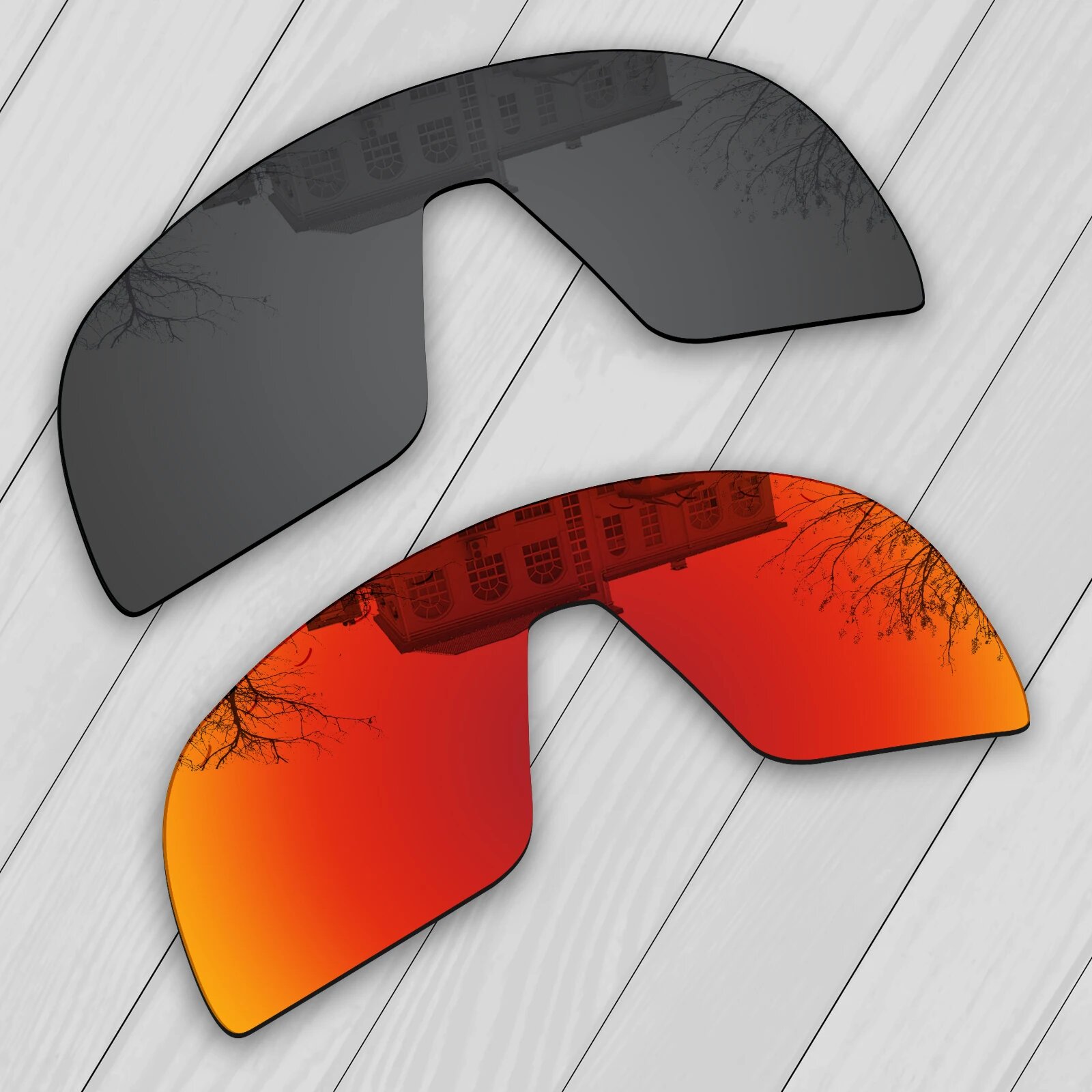 E.O.S. Oakley Sutro Black-Fire Red линзы