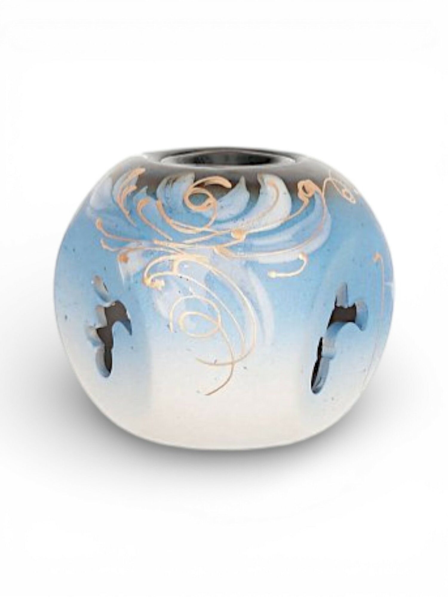 Аромалампа ШАР, голубой (керамика, 10 см.), 1 шт.