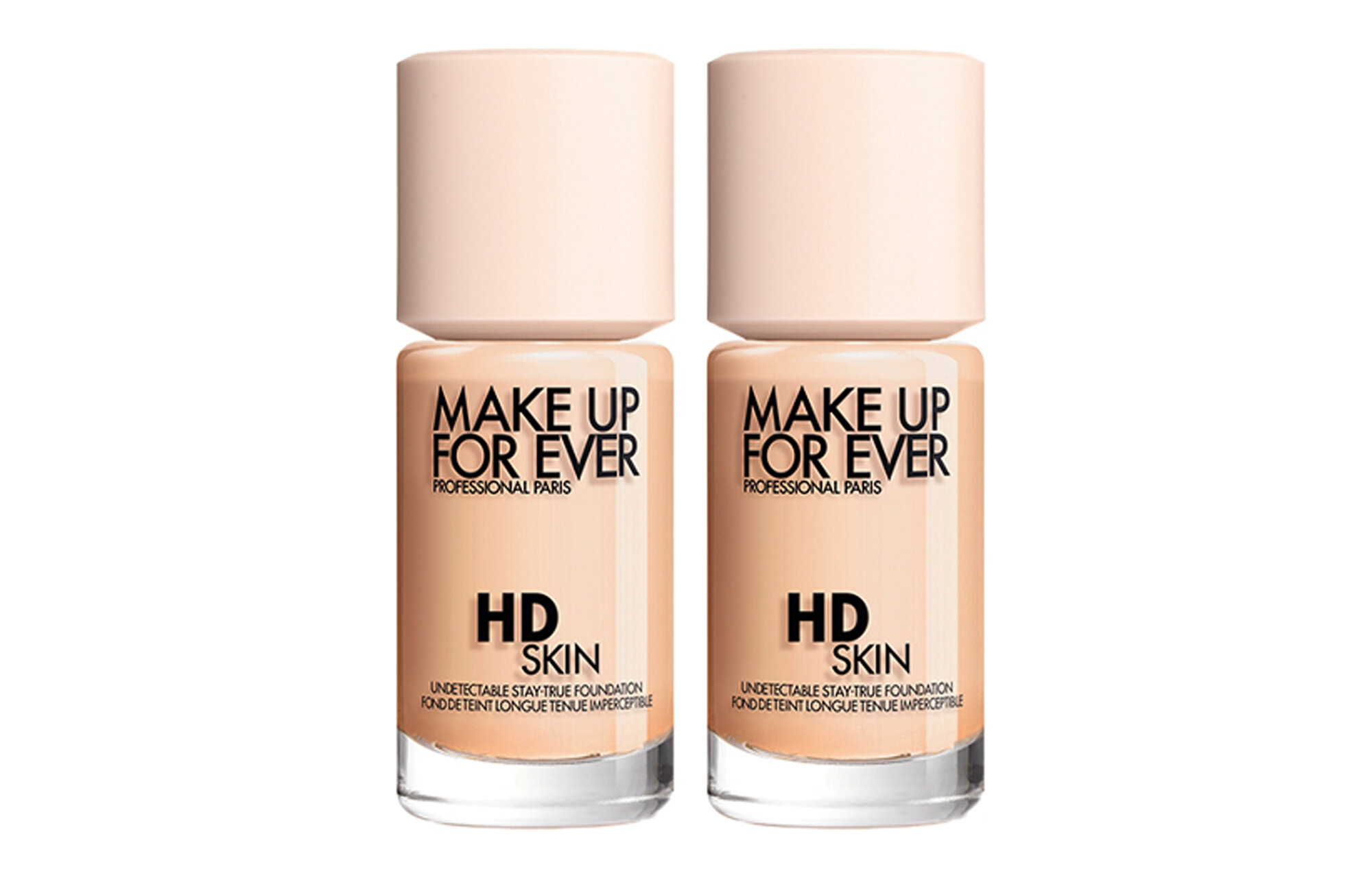 Невидимая жидкая тональная основа женский MAKE UP FOR EVER HD Skin, оттенок 1Y04*2, с эффектом второй кожи