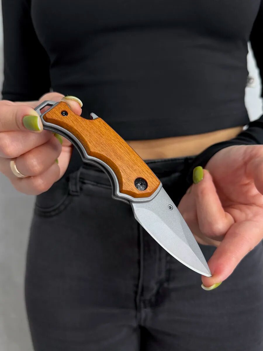 Нож складной туристический охотничий "Крепыш"арт. 452 / Не холодные ножи