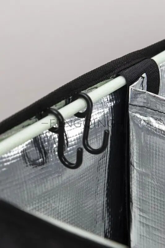 Термосумка-холодильник для продуктов 62л, черный, 8 часов сохранения температуры, сумка для пикника — фото 1