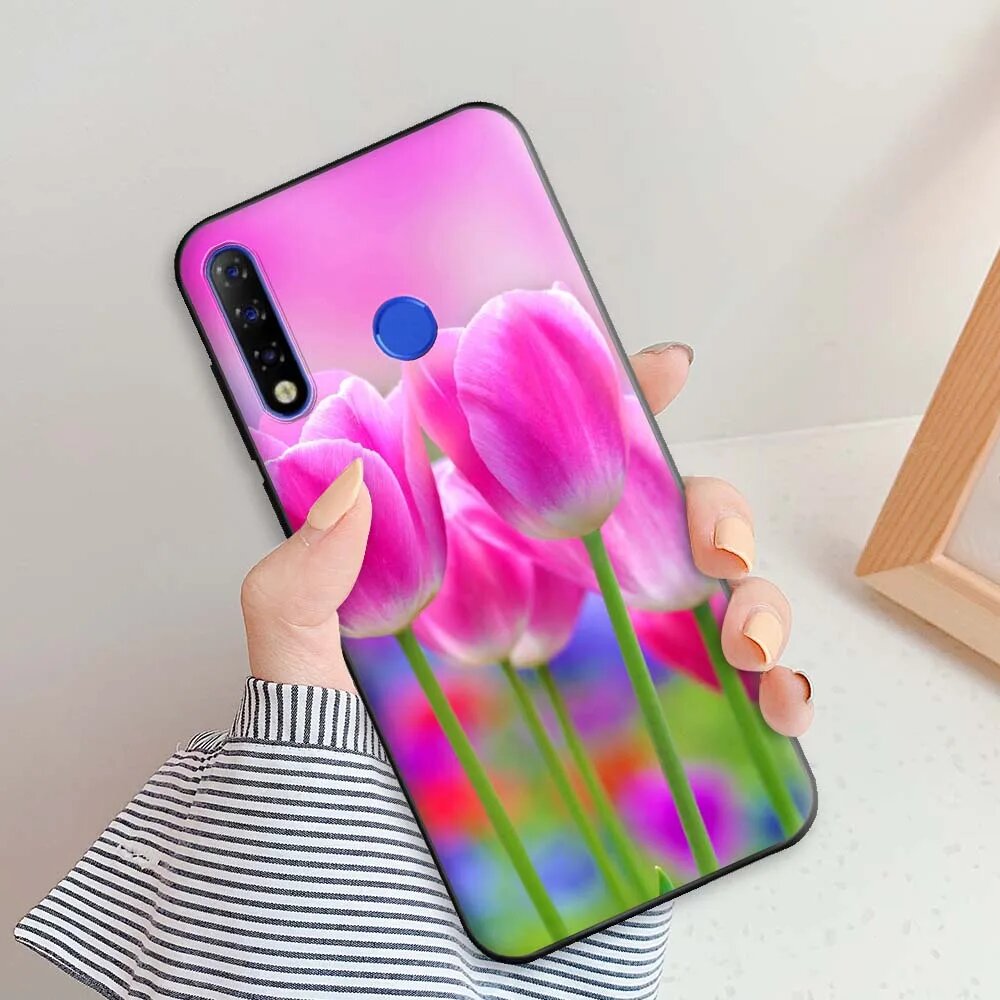 Чехол для Tecno Camon 12, мягкий силиконовый чехол для телефона Tecno Camon 12, защитный чехол из ТПУ 6,52 дюйма для Tecno Camon 12 Camon12
