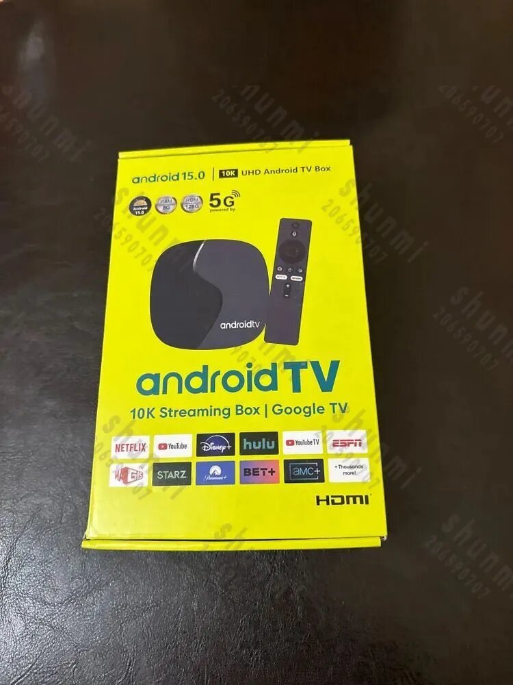 Смарт ТВ приставка 8K ULTRA HD, 8/128 ГБ, Android, бесплатное ТВ, Wi-Fi, Bluetooth пульт, медиаплеер