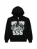Худи sp5der worldwide Zip-up hoodie, размер L, , black/black